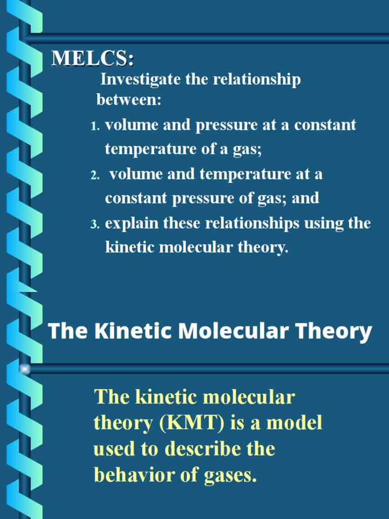 Kinetic Molecular Theory | PDF | Gases | Molecules