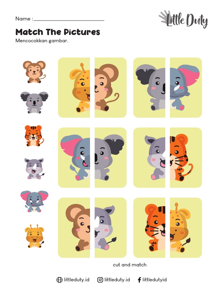 Mencocokkan Gambar | PDF