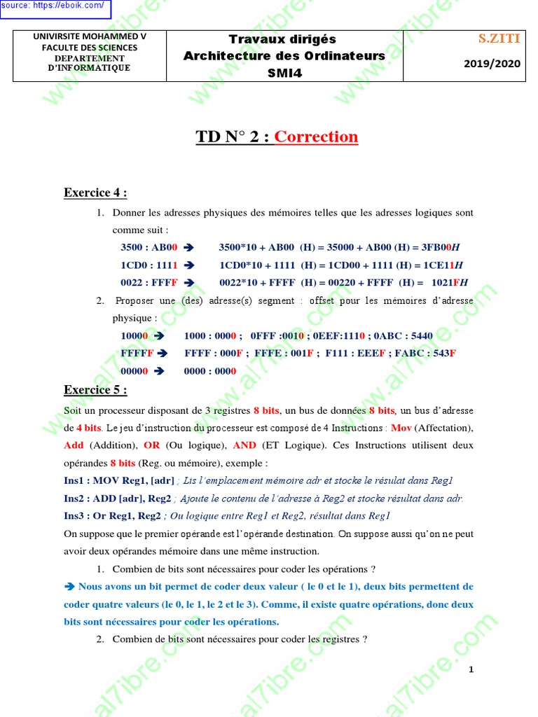 OA-TD2-Correction-2019-2020_compressed | PDF