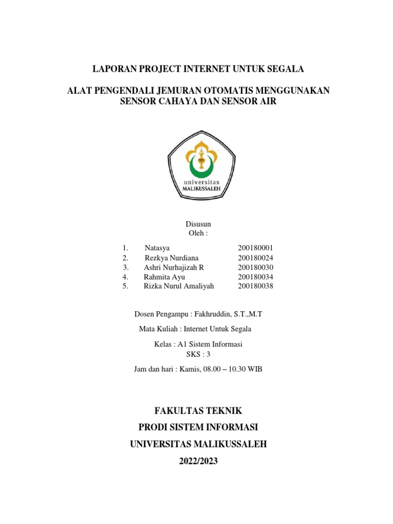 Laporan Iot | PDF