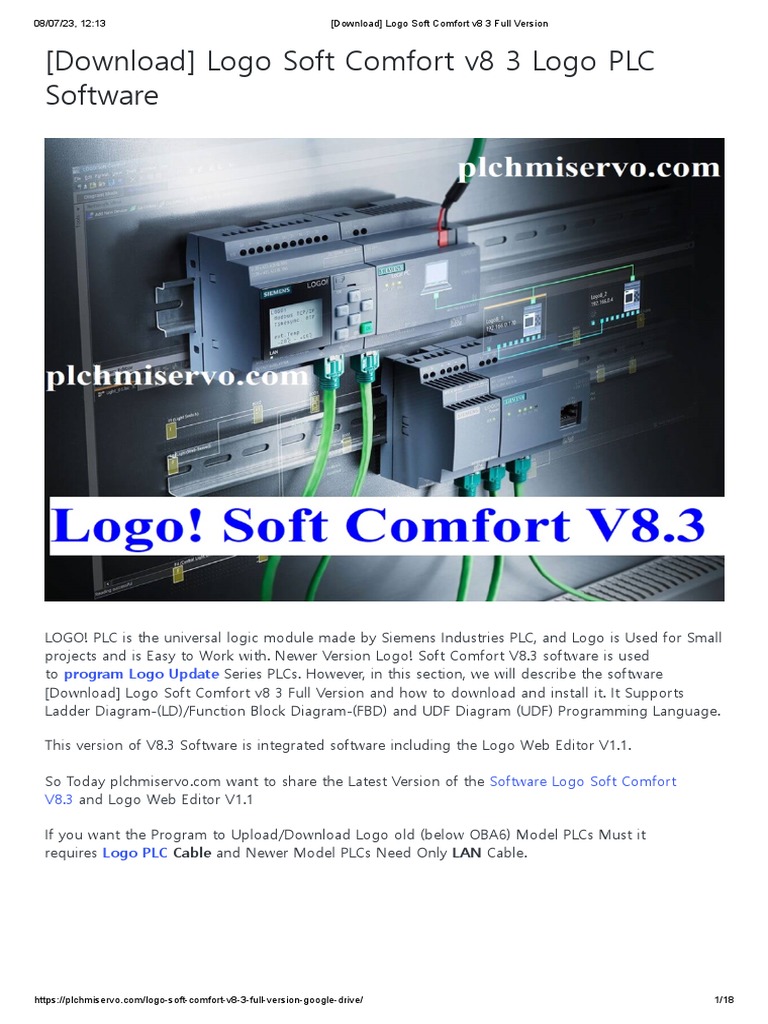 (Download) Logo Soft Comfort v8 3 Full Version | PDF