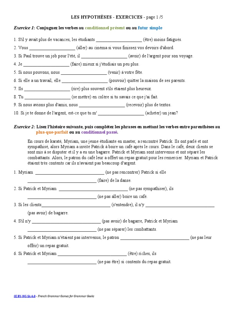 Si Conditional | PDF