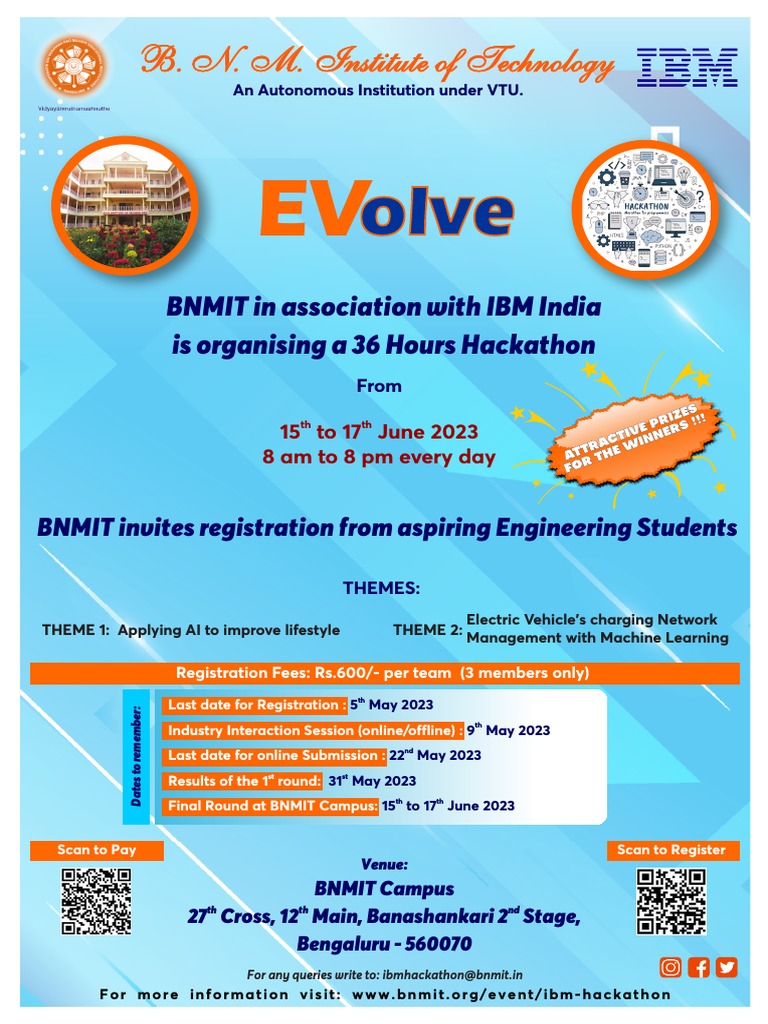 BNMIT IBM HACKATHON June23 | PDF