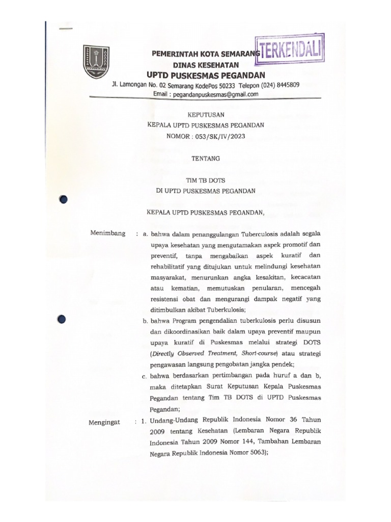 SK Tim TB Dots | PDF