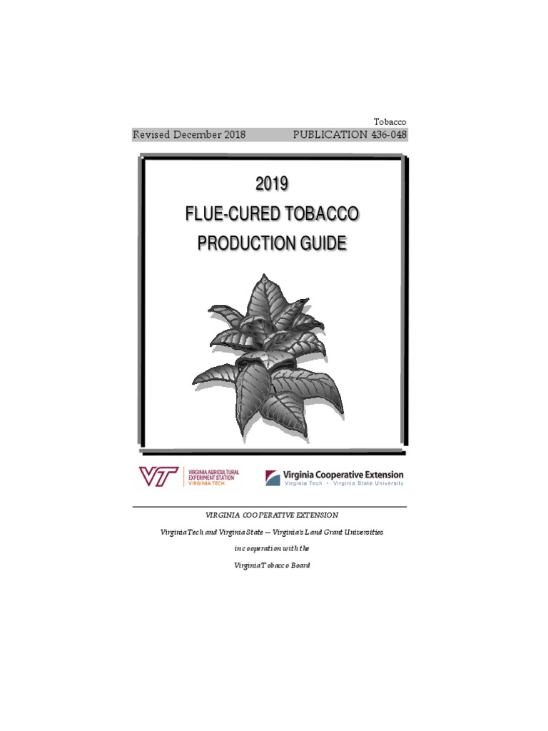 2019 Tobacco Production Guide | PDF
