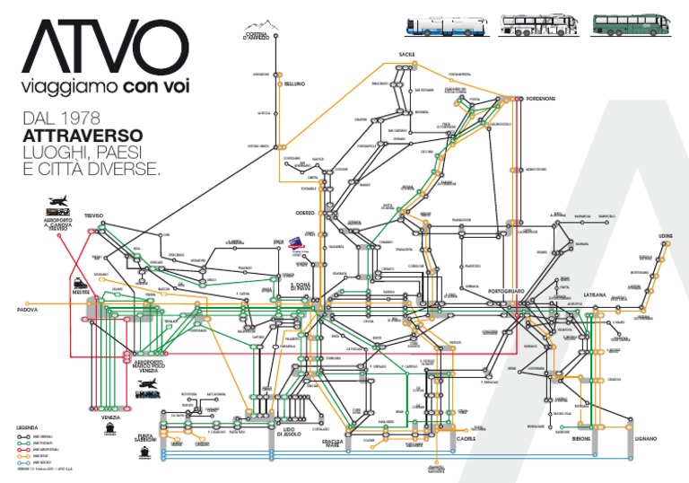 Mappa ATVO Linee Extraurbane | PDF