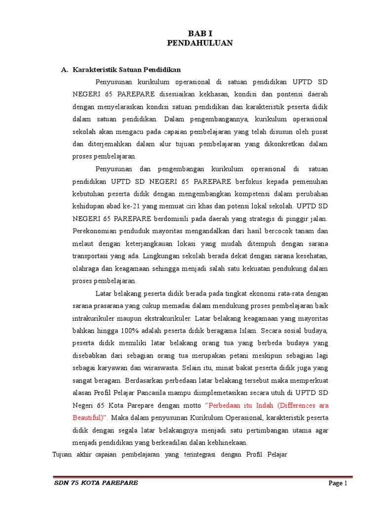 Contoh KOSP | PDF