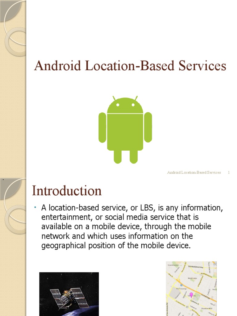 L09a - Android Location-Based Services (ITP4501) 2017 | PDF | Location Based Service | Global ...