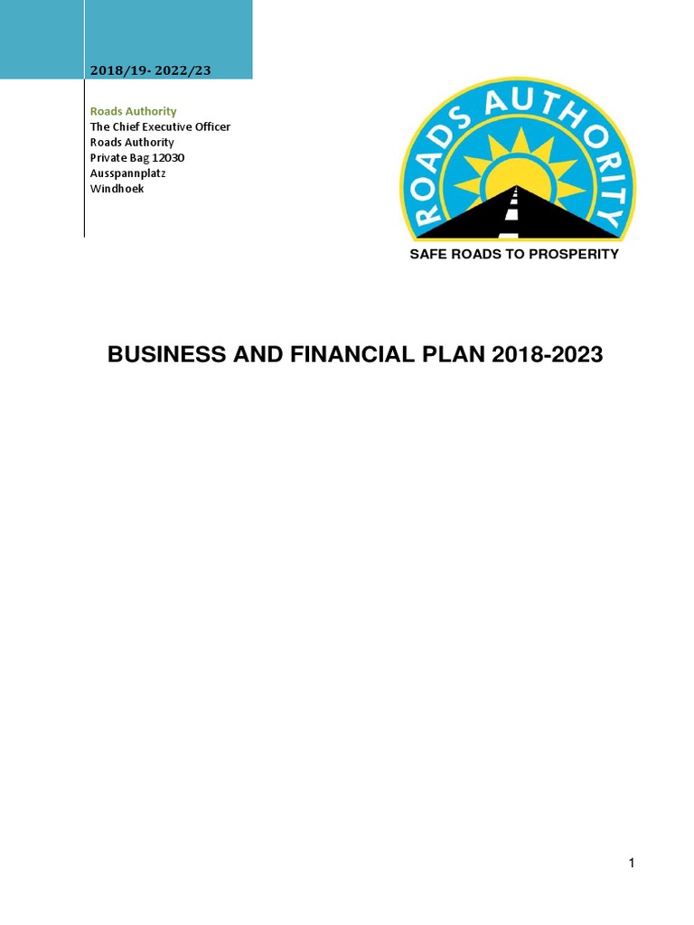 RA Business Plan 2018 - 2023 | Download Free PDF | Road | Governance RA Business Plan 2018 - 2023 | Download Free PDF | Road | Governance