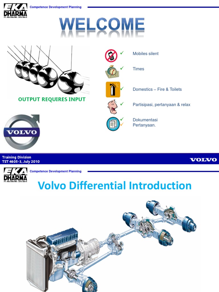 Volvo Differential Function Overview | PDF | Machines | Kinematics