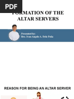 The Altar Servers' Handbook | PDF | Catholic Liturgy | Eucharist