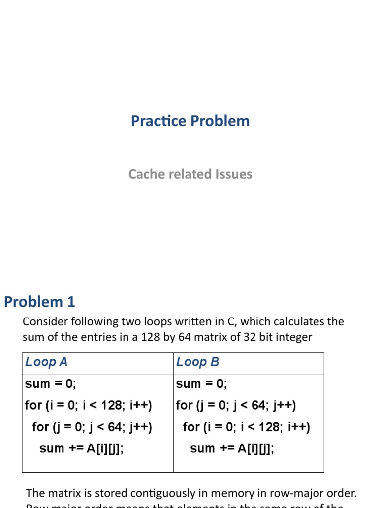 Practice Quiz DM Cache - Answer | PDF | Cpu Cache | Software Engineering