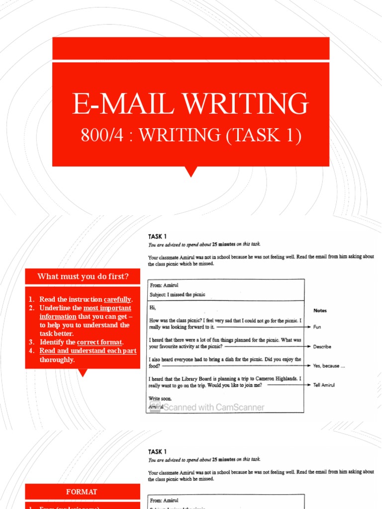 E Mail Writing | PDF