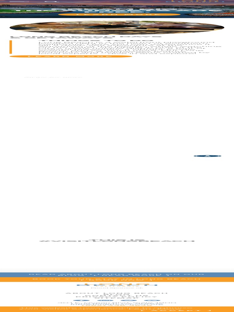 Visit Long Beach Official Travel Website For Long Beach P | PDF ...