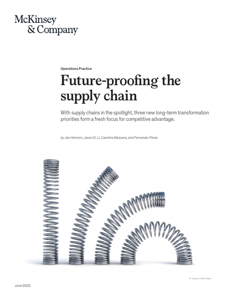 Future Proofing The Supply Chain | PDF