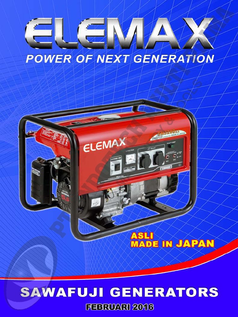 KATALOG GENSET ELEMAX WT | PDF