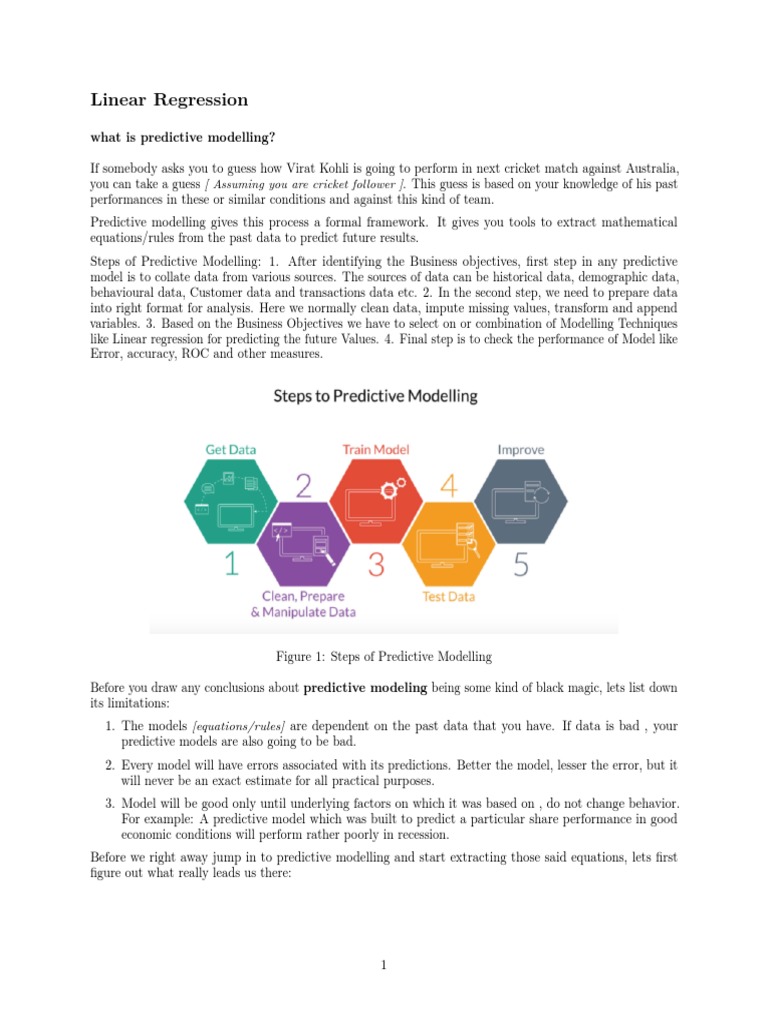 Linear Regression With R | PDF | Teaching Methods & Materials
