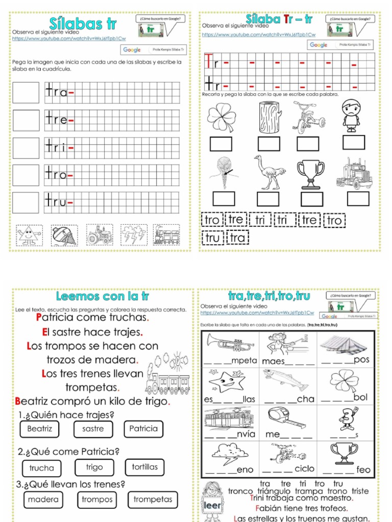 Silabas Dobles | PDF
