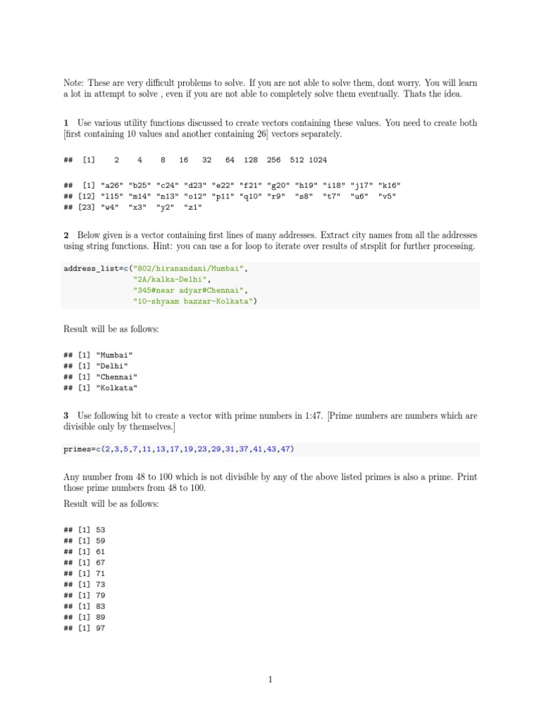 PA R Fundamentals | PDF | Applied Mathematics | Computer Programming
