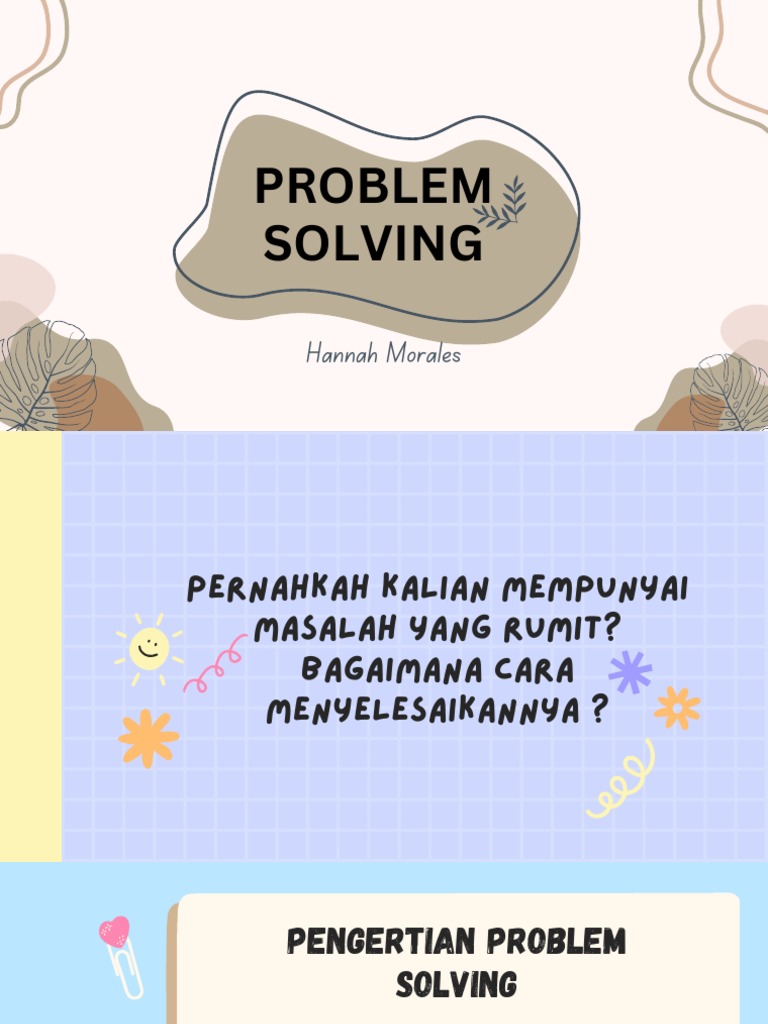 Materi Problem Solving | PDF Materi Problem Solving | PDF