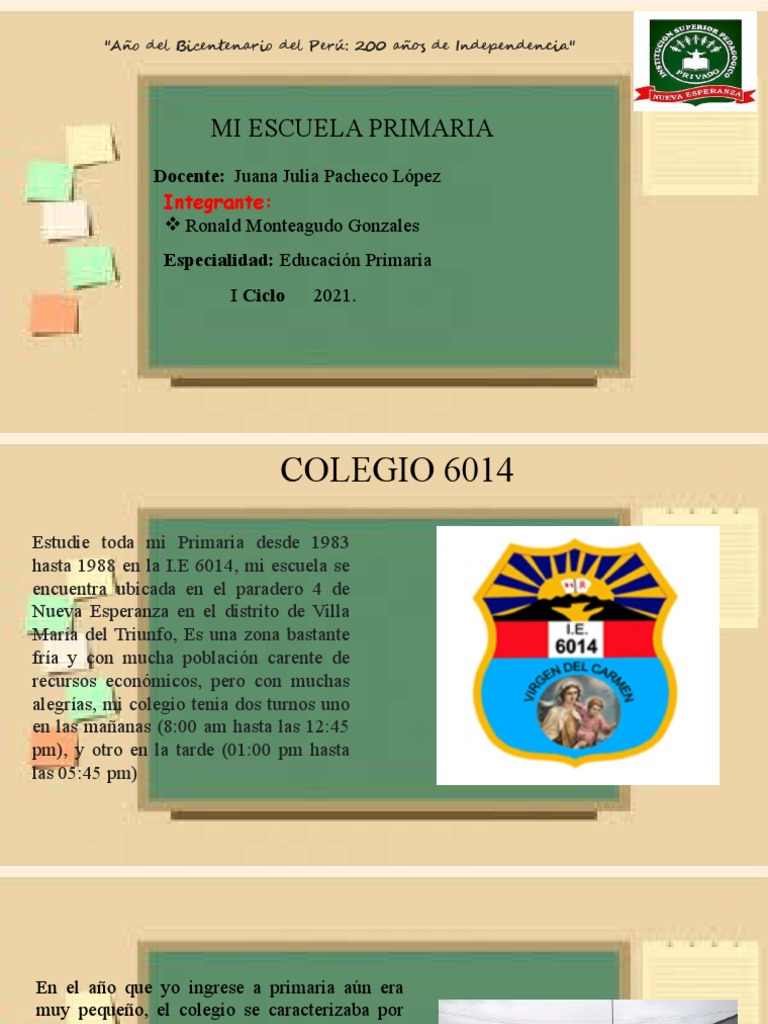 Mi Escuela | PDF