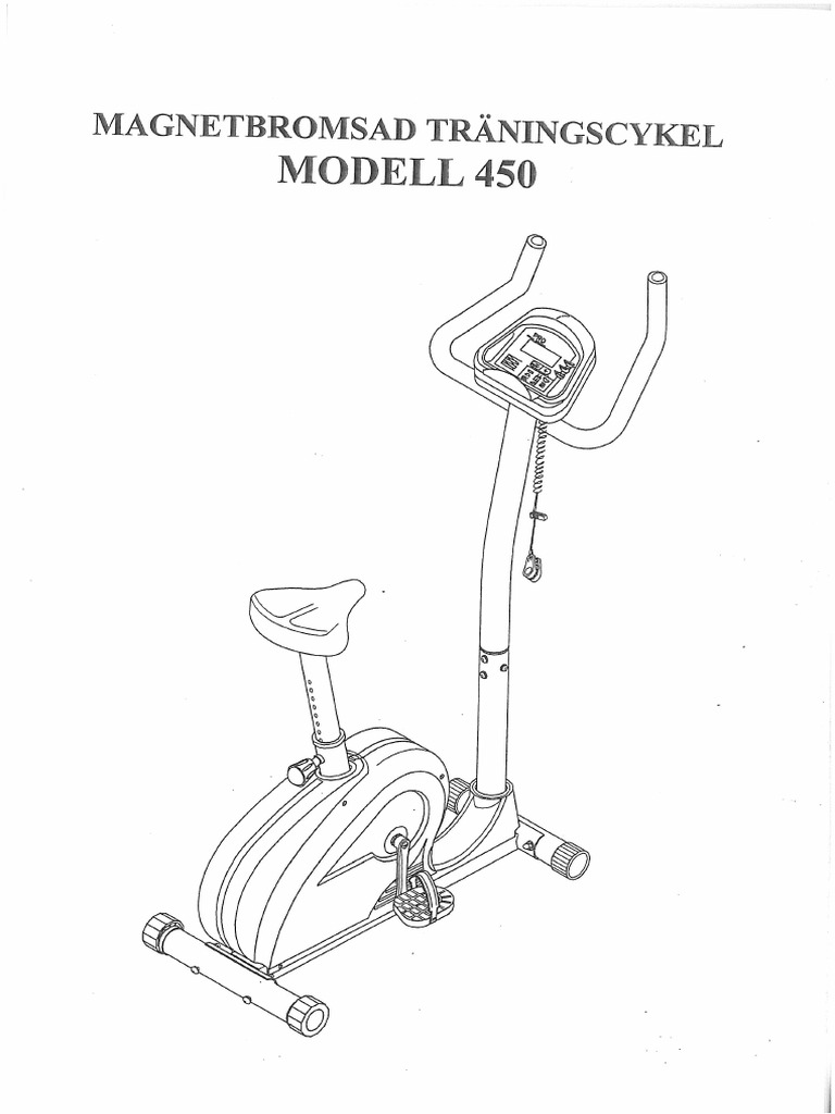 Monark Homeline 450 Exercise Bike | PDF