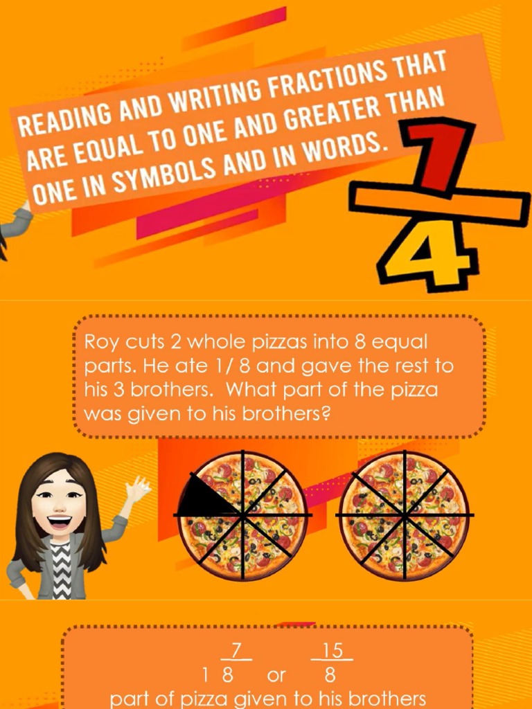 Read and Write Fractions | PDF