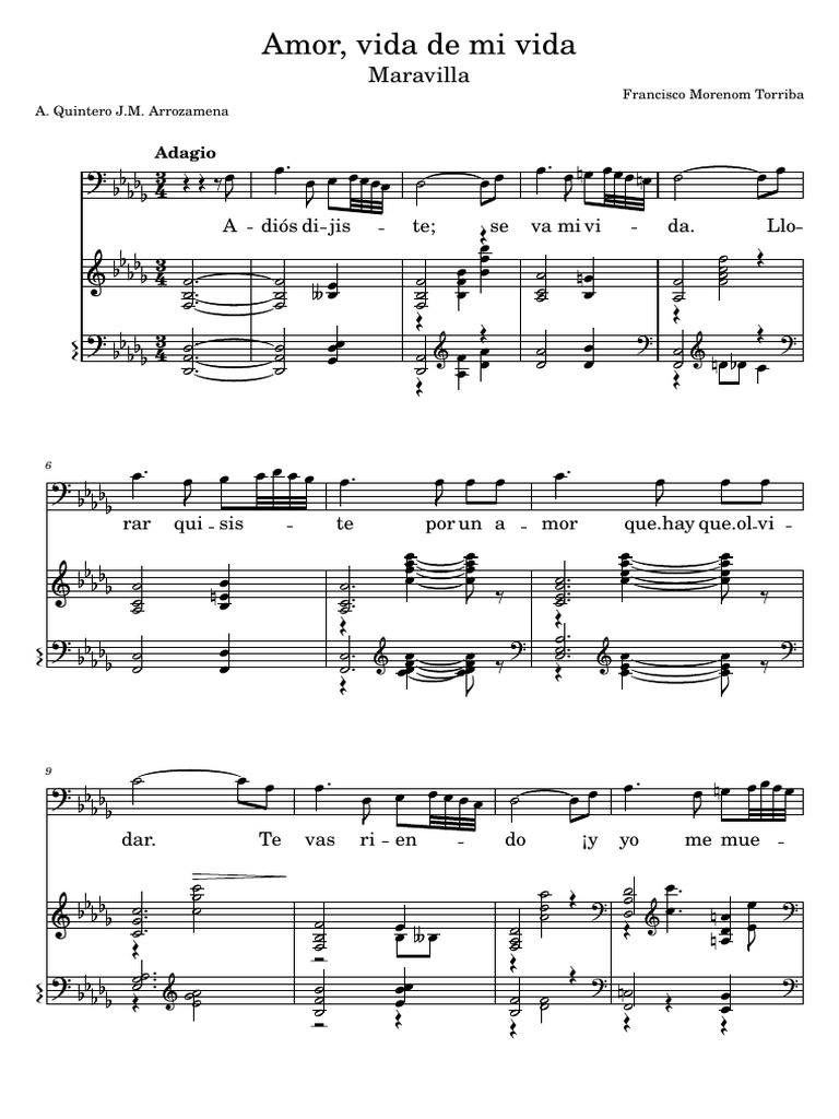 Amor Vida de Mi Vida | PDF