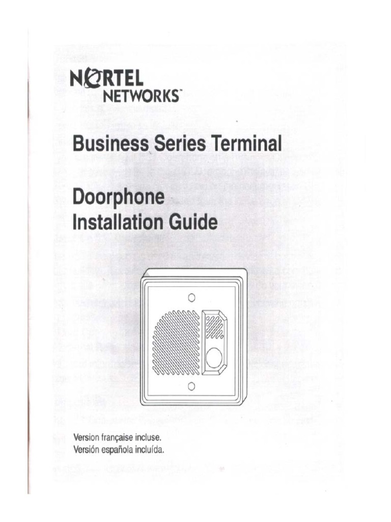 BST Doorphone Installation Guide | PDF