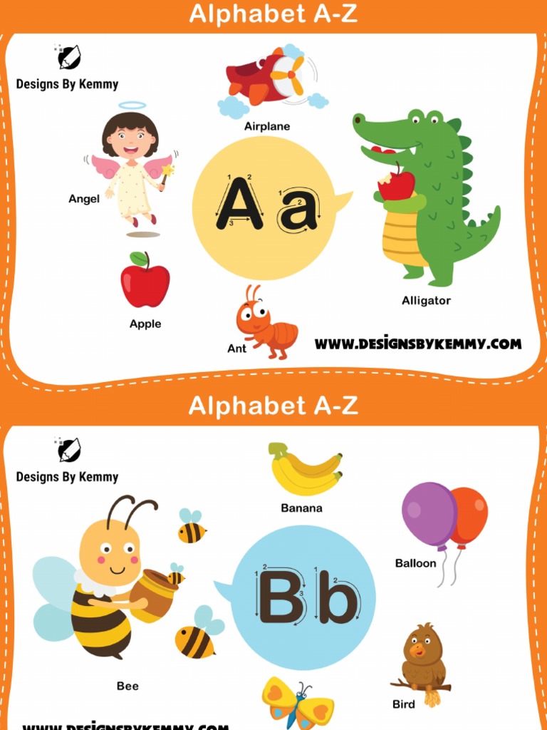 Alphabet Activity Worksheet For Kids | PDF