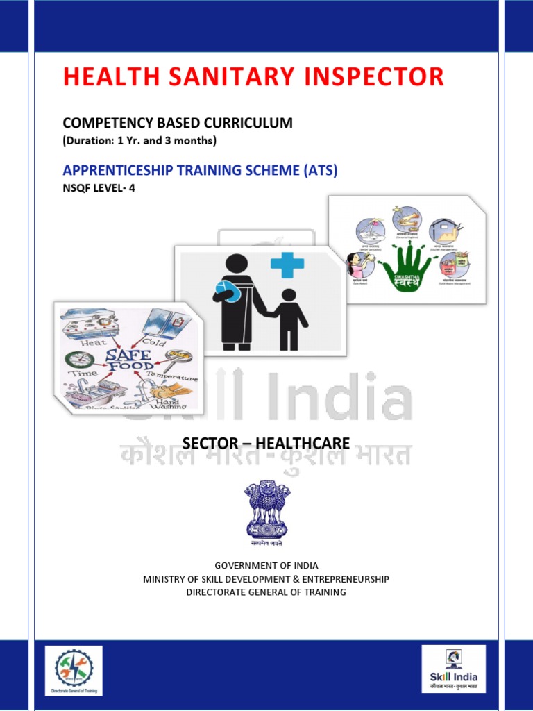 Health Sanitary Inspector-NSQF-4 | PDF