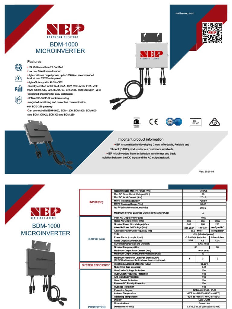 BDM 1000 Datasheet 9.15 | PDF | Power Engineering | Electricity