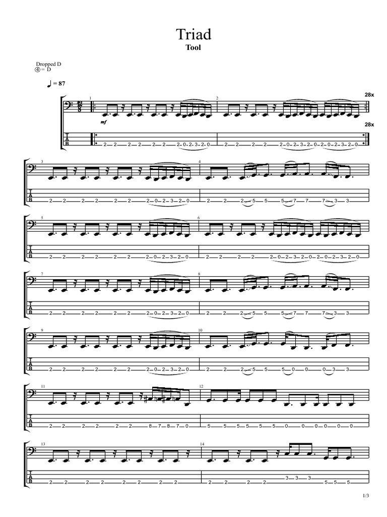 Bass Tool - Triad | PDF