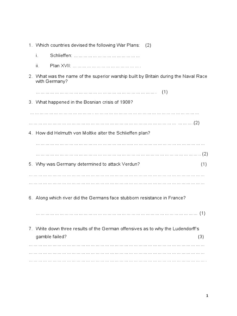 2023 Form 3 History Test June | PDF | Military Operations Of The ...