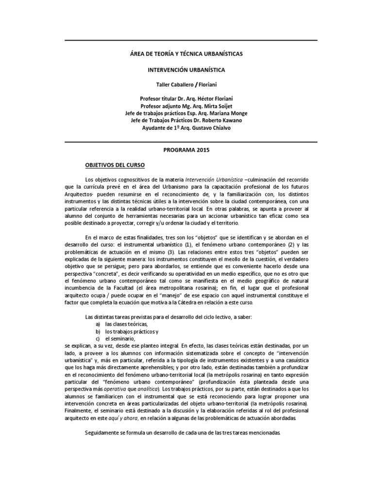 Programa IU 2015 | PDF