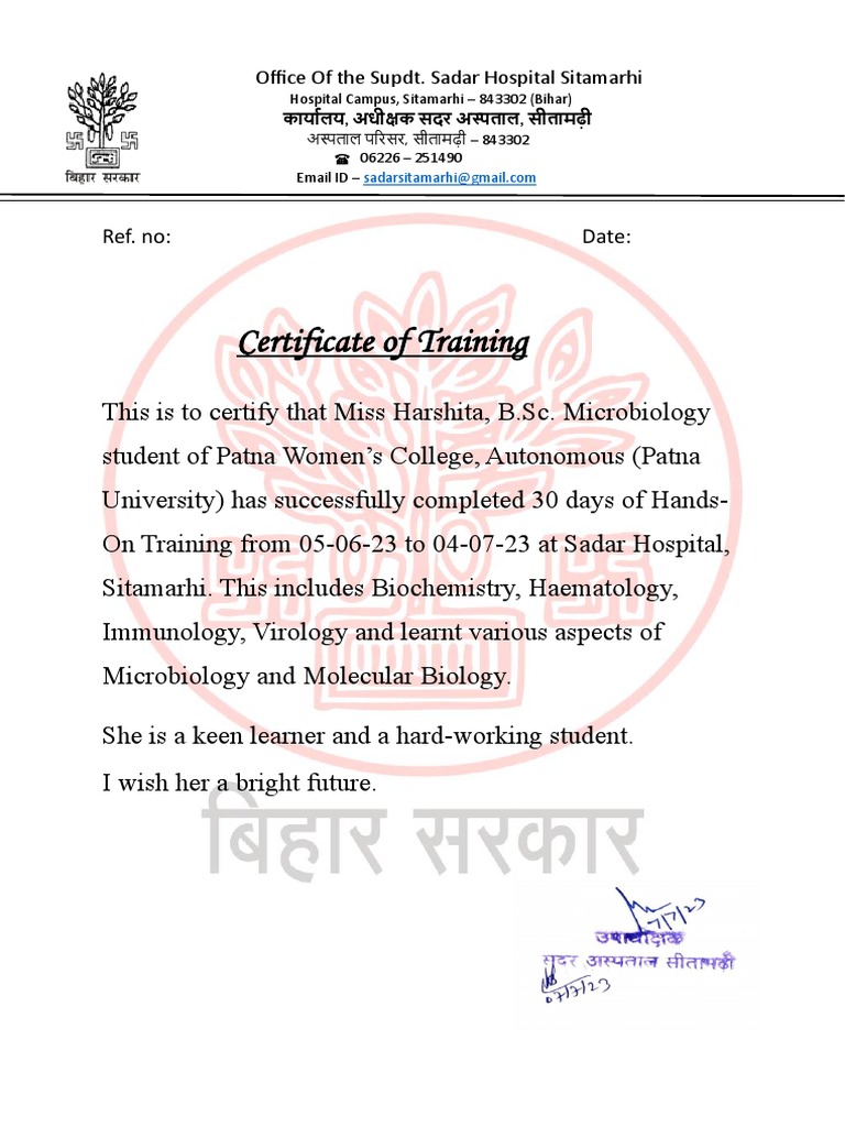 Certificate of Internship | PDF