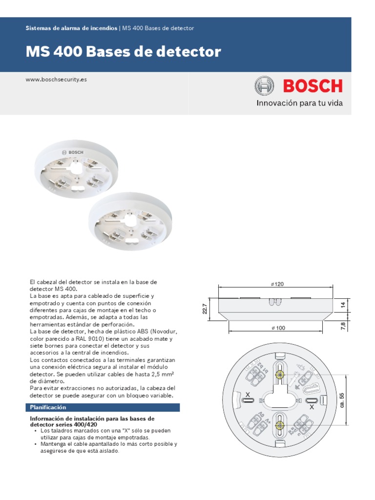 MS 400 Data Sheet esES 1260707595 | PDF