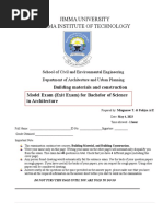 Civil Engineering Exit Exam PDF 2023 (In Ethiopia) | PDF | Bending ...