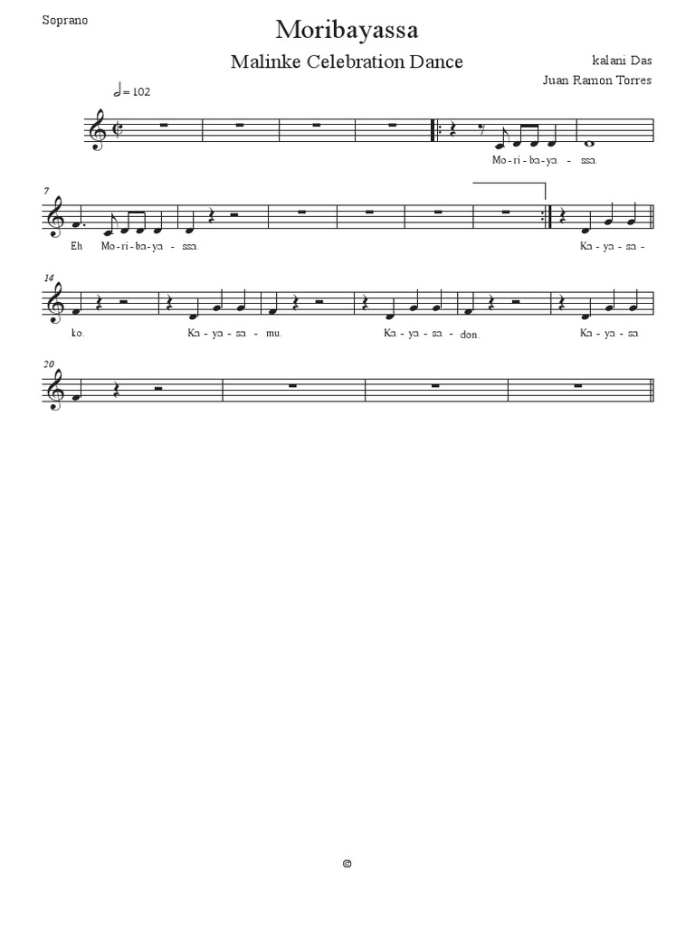 Moribayassa - Soprano | PDF