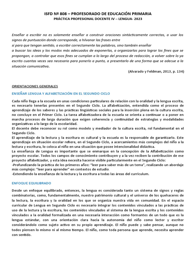 Guia para La Planificacion y Secuenciacion 2023 | PDF | Evaluación ...