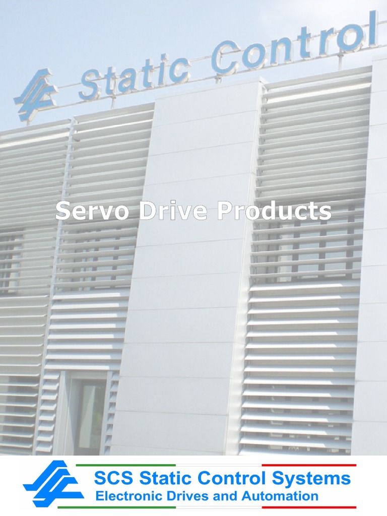 120 - SCS Italy - Servo Drive Products | PDF | Engineering | Booting