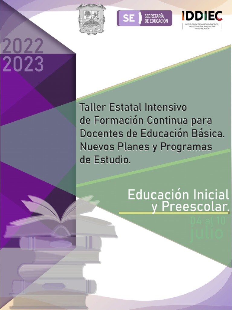 Taller - Inicial y Preescolar | PDF | Plan de estudios | Educación de la primera infancia