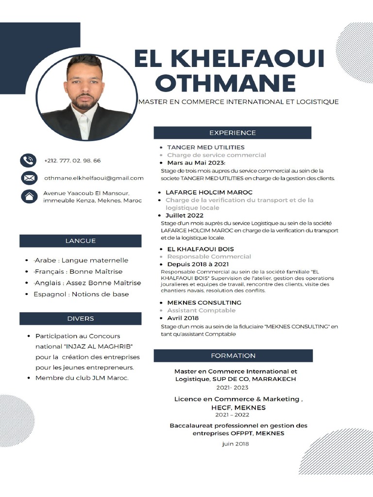 CV-Othmane-El Khelfaoui | PDF
