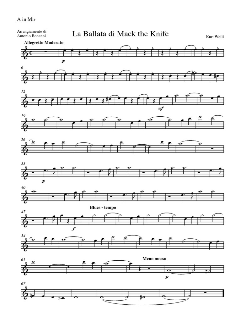 A in Mib | PDF | Musical Forms | Elements Of Music