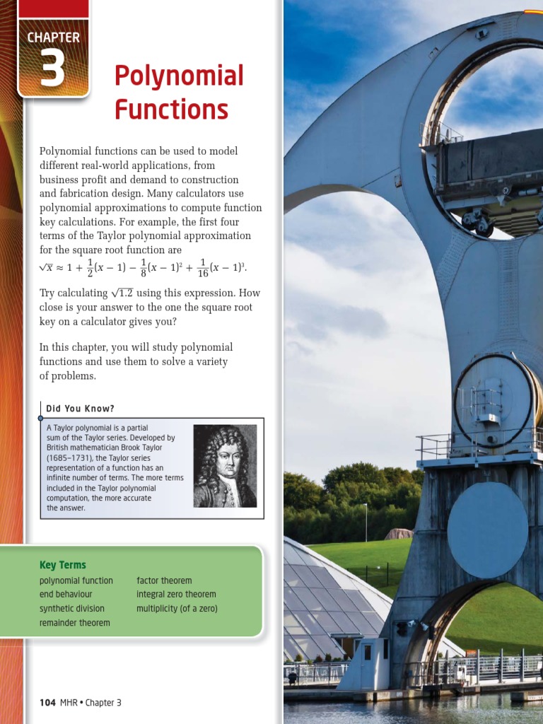 Characteristics of Polynomial Functions | PDF | Polynomial | Division ...