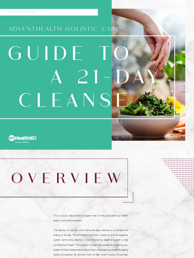AHS 21-Day CleanseGuide 2-0cs Final | PDF | Salad | Lunch