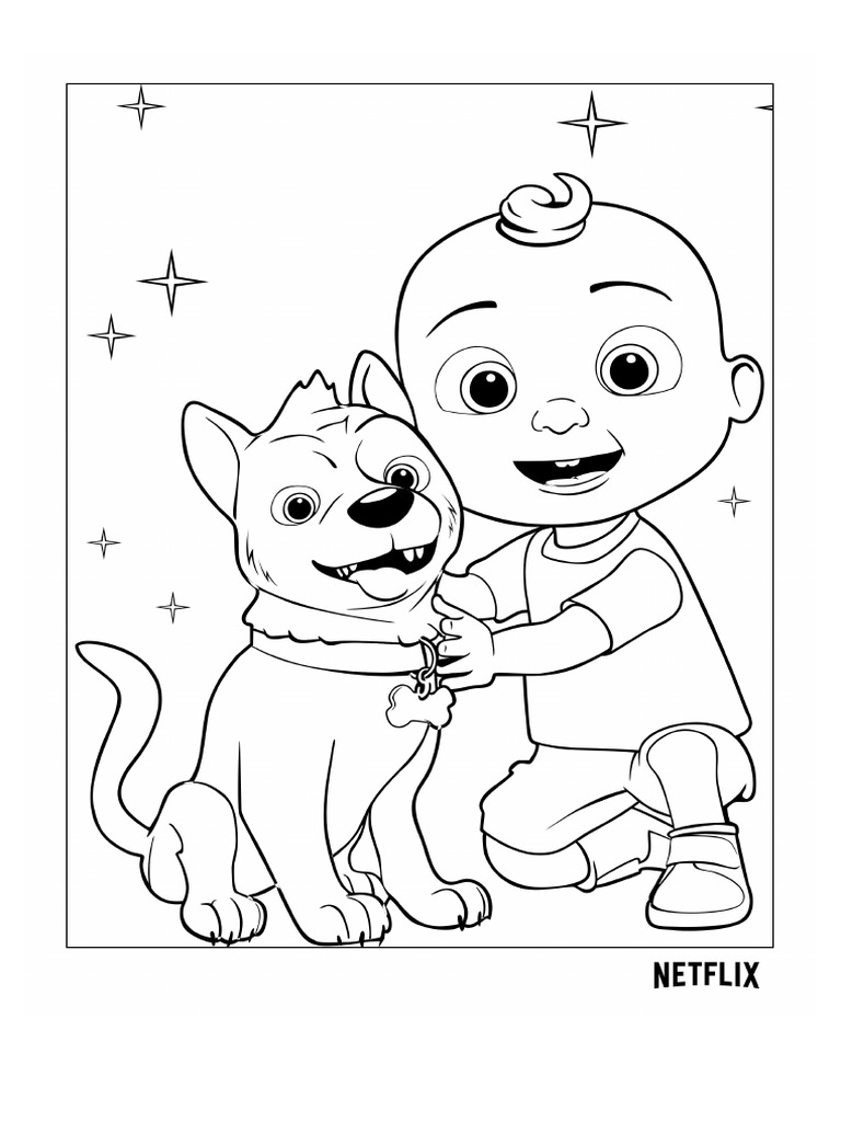 Netflix Coloring Page | PDF