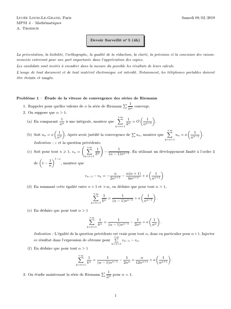 ALAIN TROESCH DS N°5 | PDF