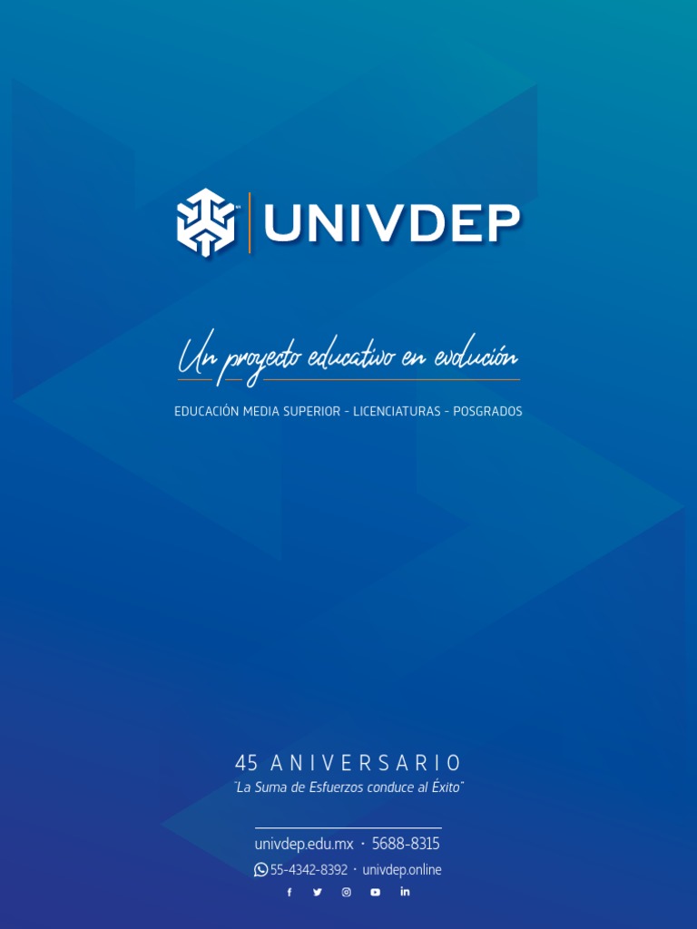 UNIVDEP Brochure | PDF | Universidad | Acceso abierto