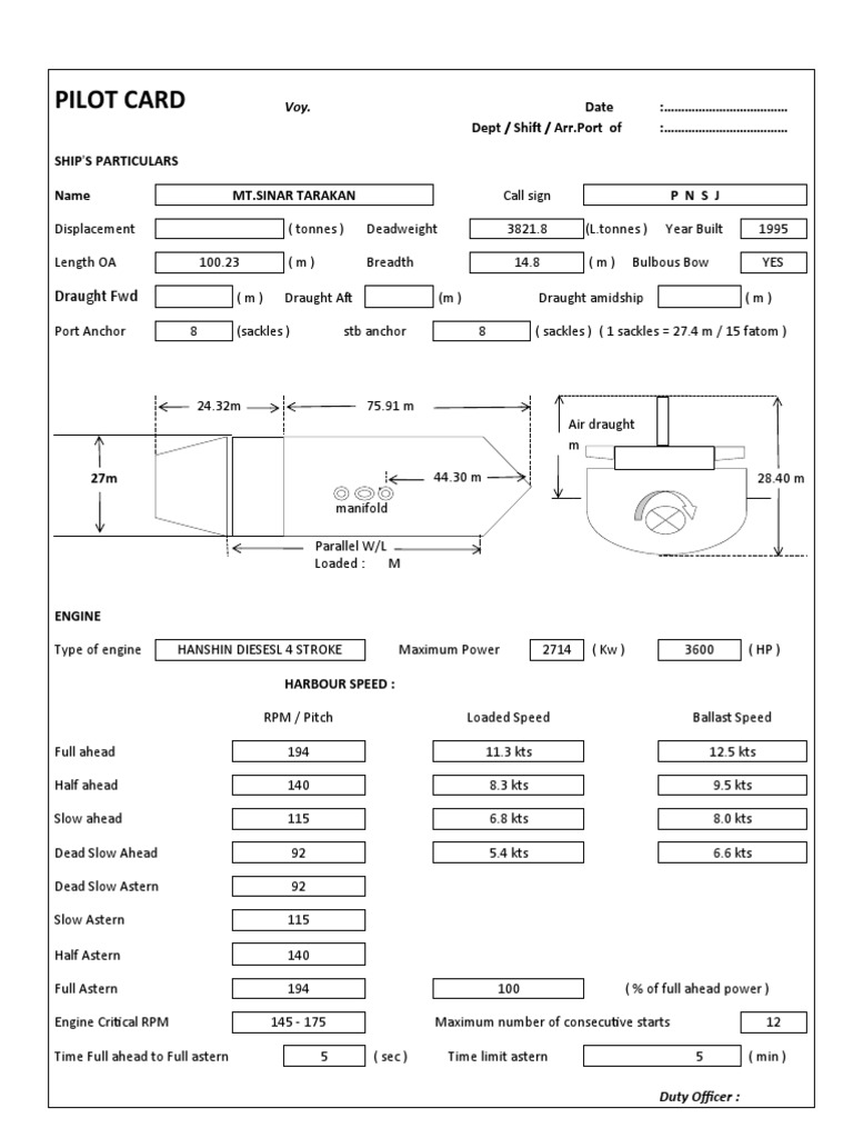 Pilot Card | Download Free PDF | Watercraft | Shipping